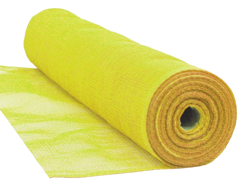 Yellow Flame Retardant 1/4" Mesh Debris Netting - 4' x 150' - Jendco ...
